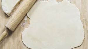 Fresh Peach Rhubarb Pie with Buttermilk Pastry - Prepare and Serve