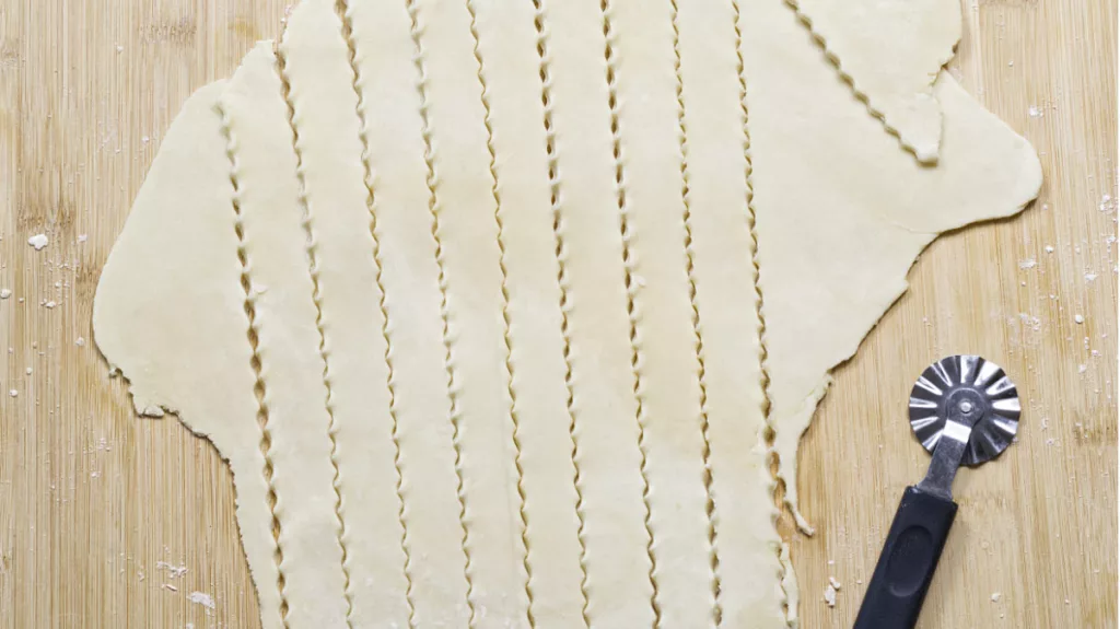 Fresh Peach Rhubarb Pie with Buttermilk Pastry - Prepare and Serve