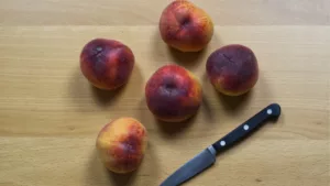 Fresh Peach Rhubarb Pie with Buttermilk Pastry - Prepare and Serve